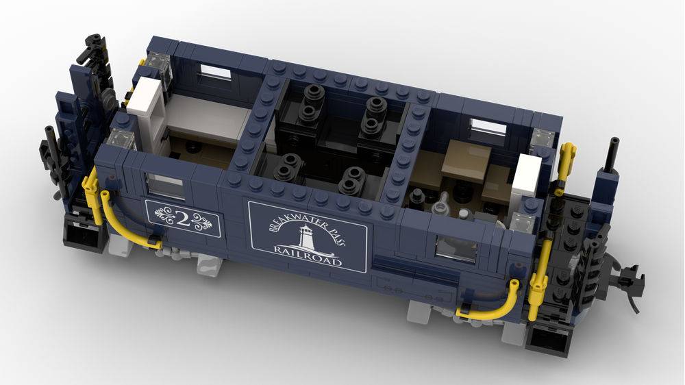 LEGO MOC BreakWater Pass N5B Caboose by Yellow.LXF | Rebrickable ...