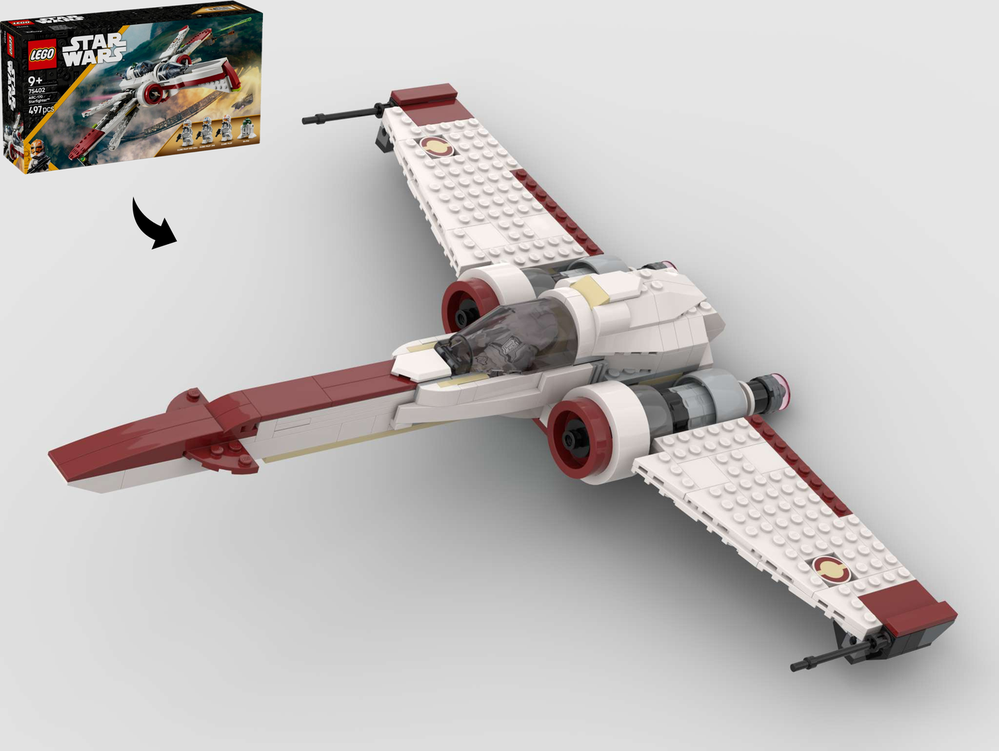 LEGO MOC Clone Z-95 Headhunter Starfighter - Alternate Build of 75402 ...