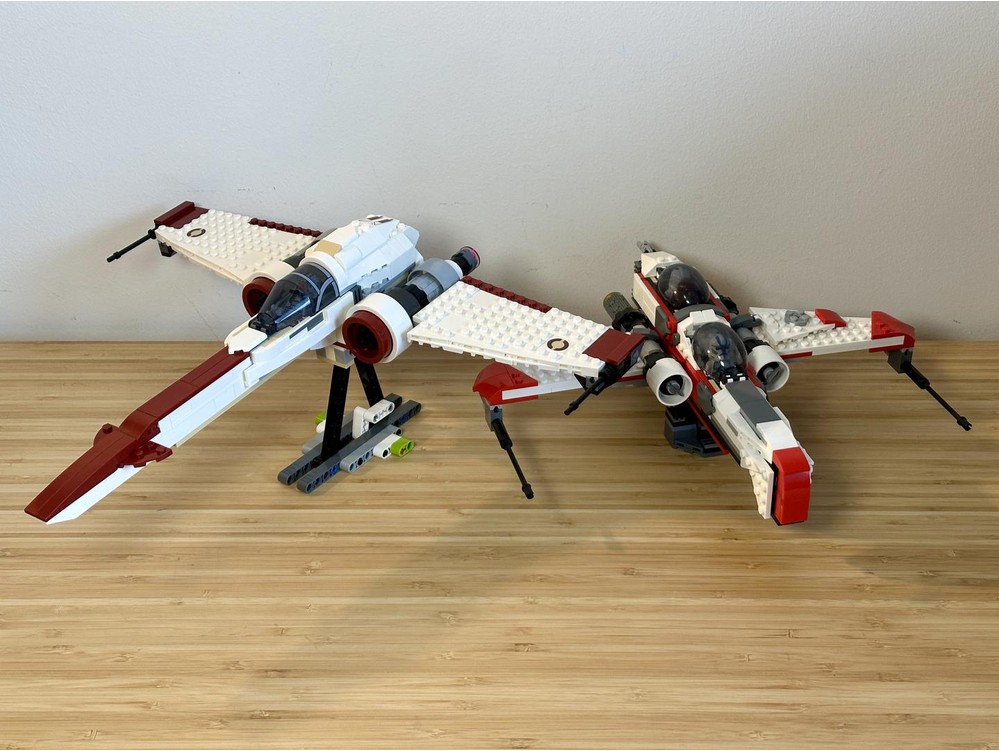 LEGO MOC Clone Z-95 Headhunter Starfighter - Alternate Build of 75402 ...