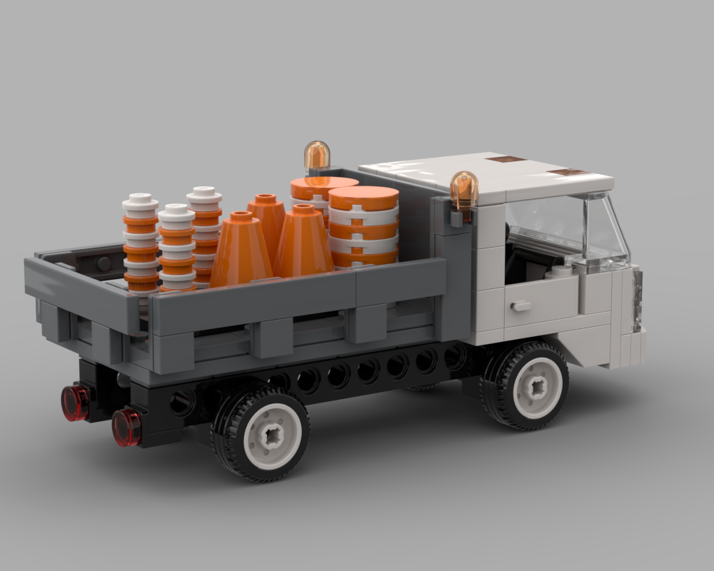 LEGO MOC Isuzu Cone Truck by leeggoo_Creator | Rebrickable - Build with ...
