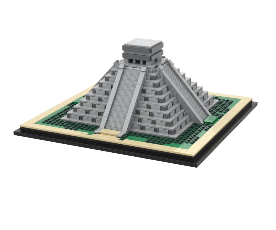 LEGO MOC Cichen Itza - El Castillo by The(Brick)Architect | Rebrickable ...