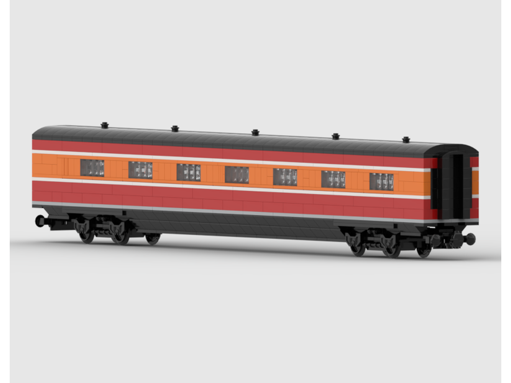LEGO MOC Daylight Passenger car by Bigboycupid918 | Rebrickable - Build ...