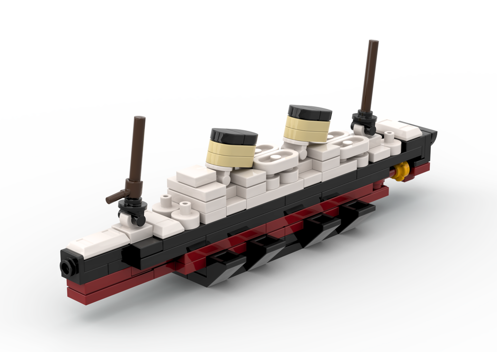 LEGO MOC MV Britannic by The Bobby Brix Channel | Rebrickable - Build ...