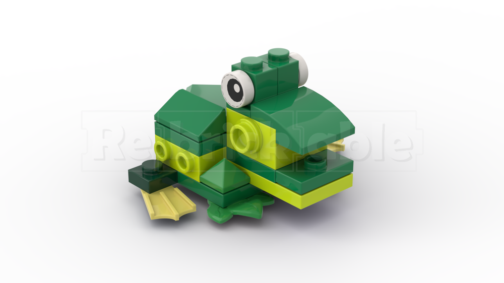 LEGO MOC Frog (LEGO 11017 Alternate) by pluTOMium | Rebrickable - Build ...