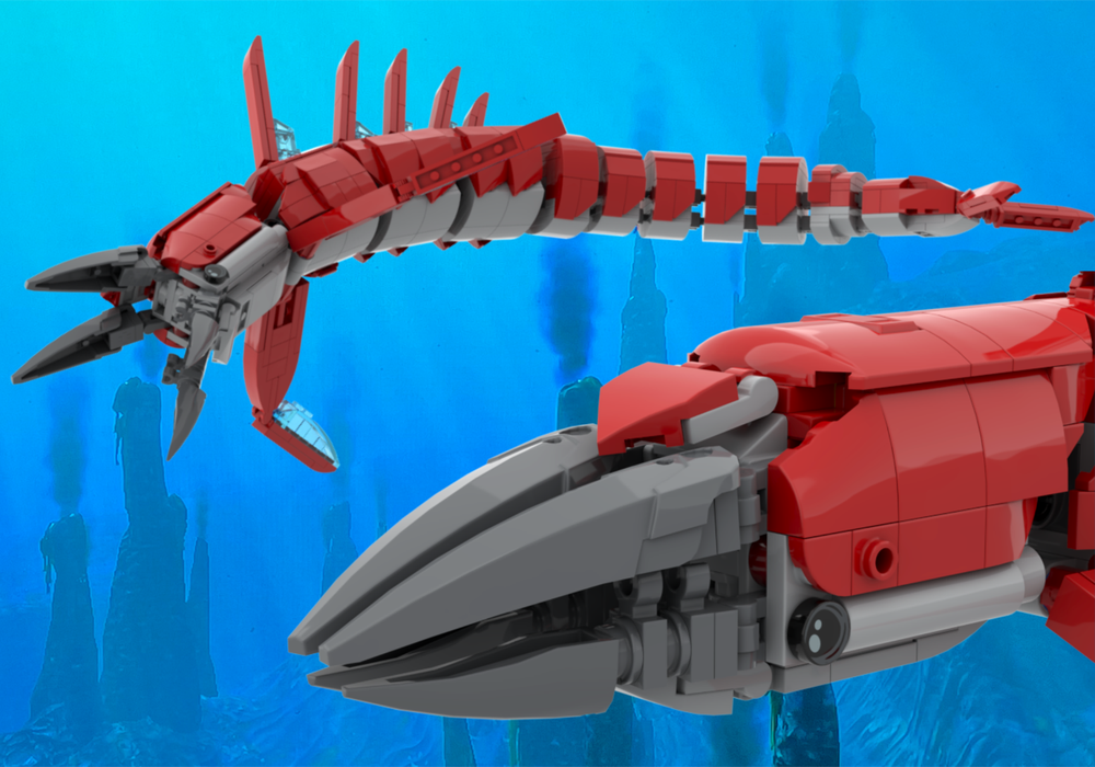 Lego Moc 207809 Chelicerate Leviathan Subnautica Below Zero By