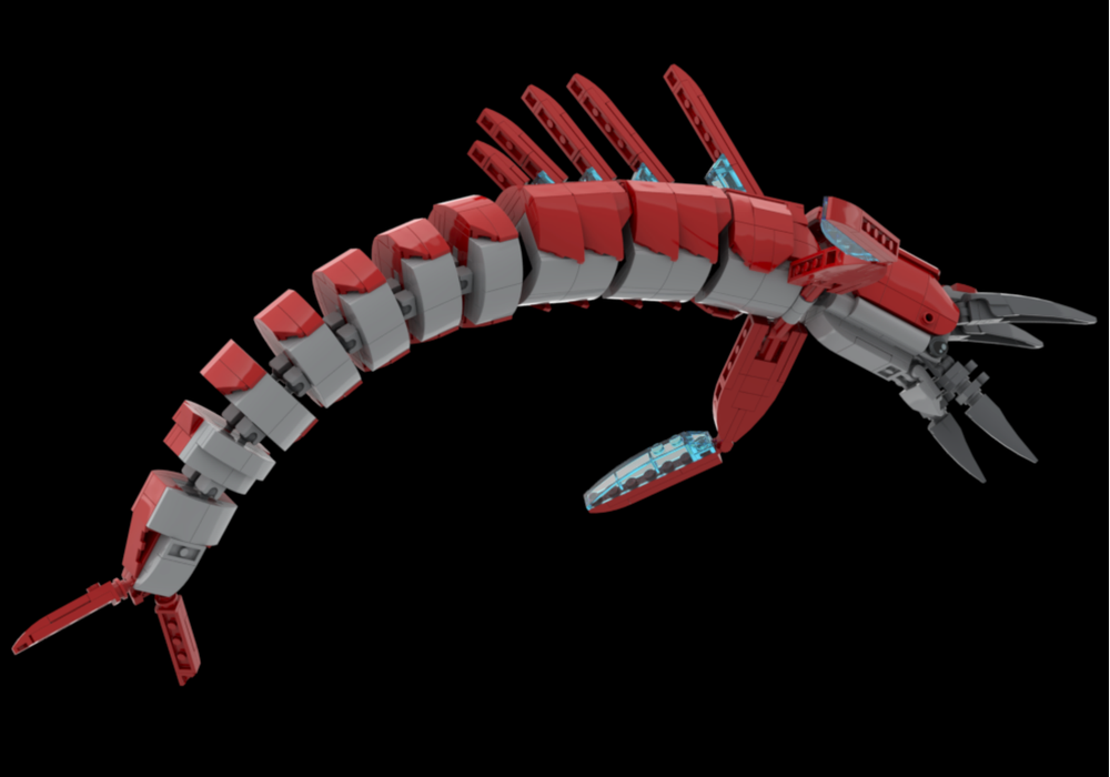 Lego Moc 207809 Chelicerate Leviathan Subnautica Below Zero By