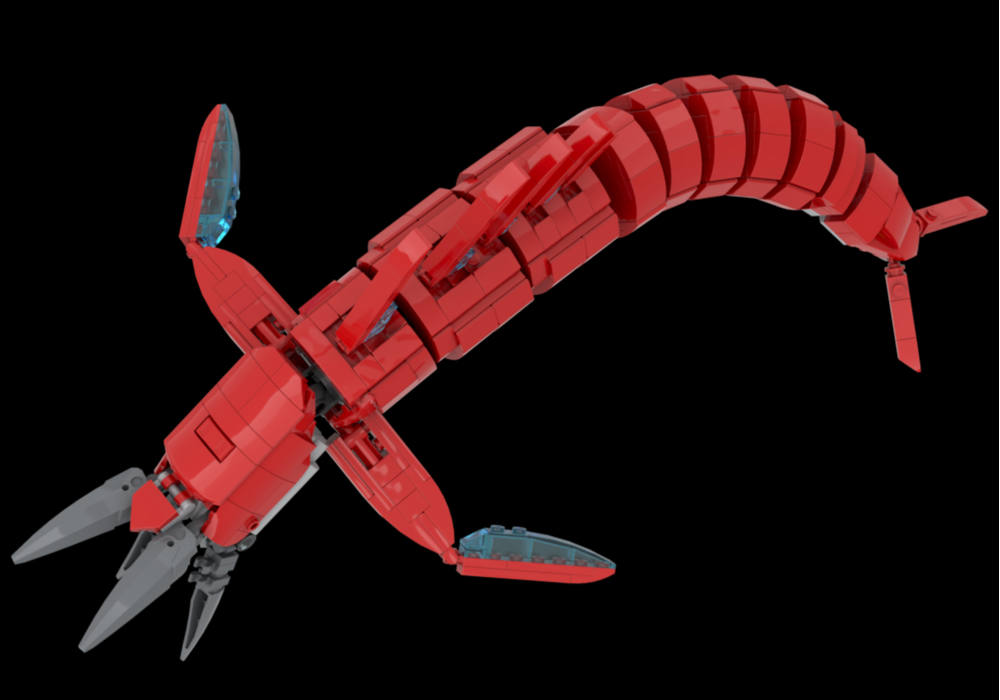 Lego Moc Chelicerate Leviathan Subnautica Below Zero By Orchardbuilds