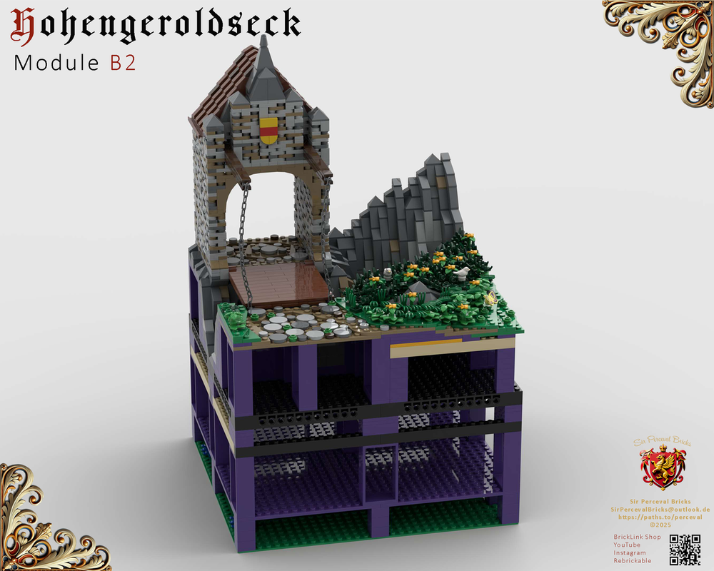 LEGO MOC-207813 B2 Castle Hohengeroldseck - Outer castle gate (Castle ...