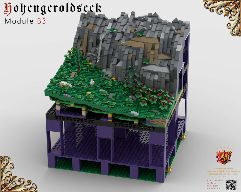 LEGO MOC B3 Castle Hohengeroldseck - Landscape (Castle Part 1) by Sir ...