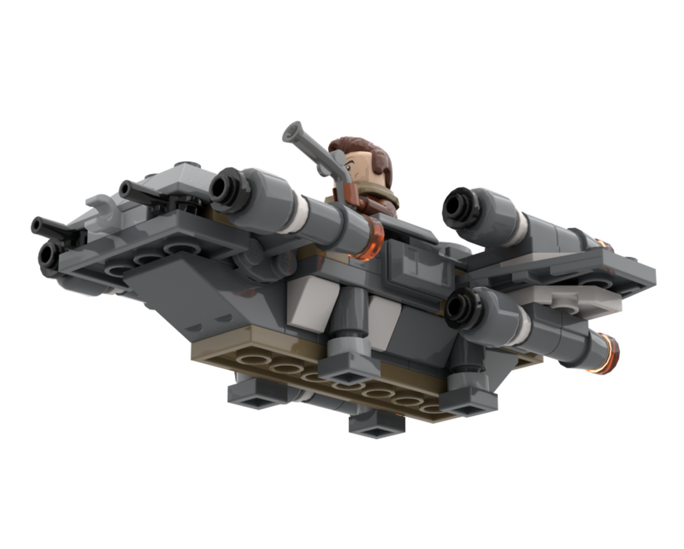 LEGO MOC Onyx Cinder Microfighter by Earendil2016 | Rebrickable - Build ...