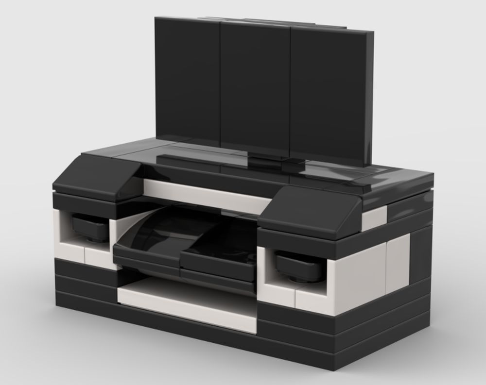 LEGO MOC Gaming setup by T.B | Rebrickable - Build with LEGO