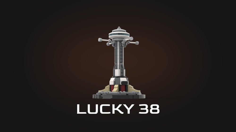 LEGO MOC Lucky 38 | Fallout New Vegas by obiblock | Rebrickable - Build ...