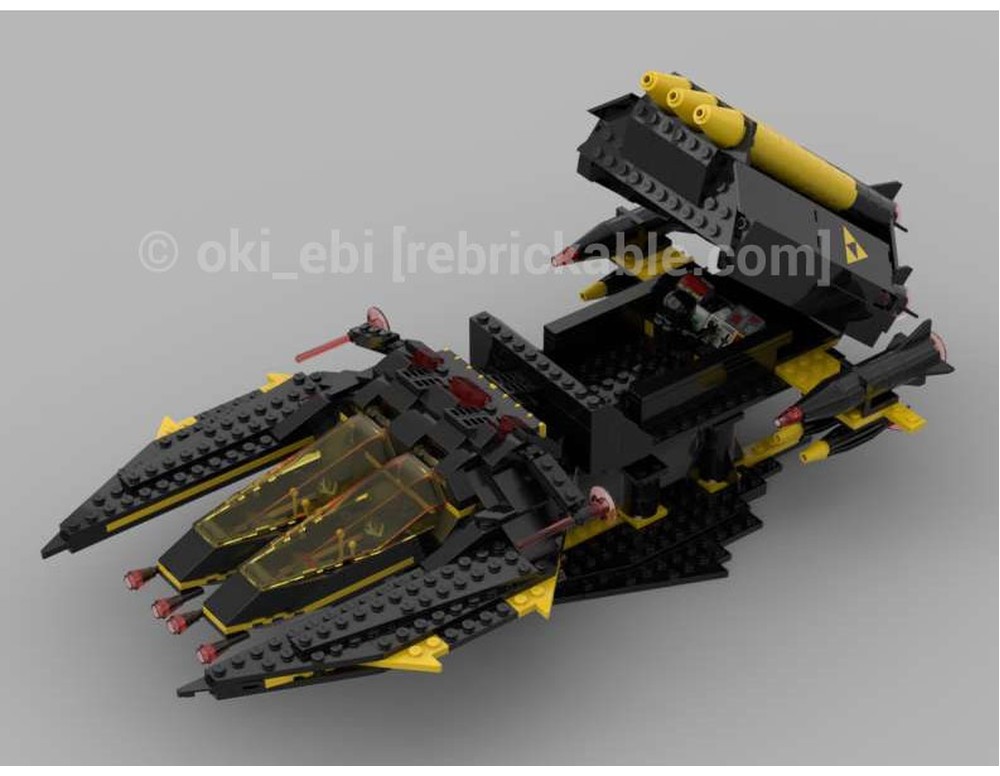 Lego Moc Blacktron Mega Spacewalker By Okiebi Rebrickable Build