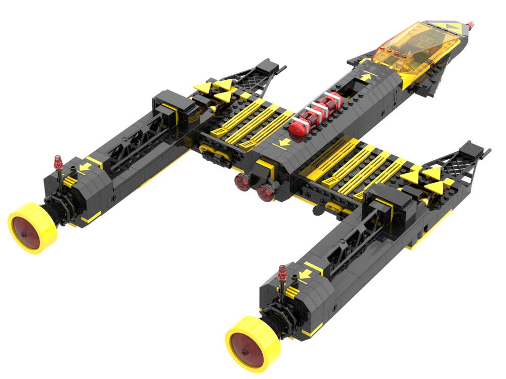 LEGO MOC Blacktron Y-wing - 10355 Renegade alt build by ClintM ...