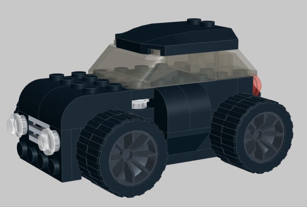 LEGO MOC 4883-1-b1 Gear Grinder 01 Black by TurboRatRods | Rebrickable ...