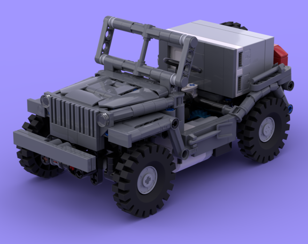 LEGO MOC Jeep Willys by _Electro_ | Rebrickable - Build with LEGO