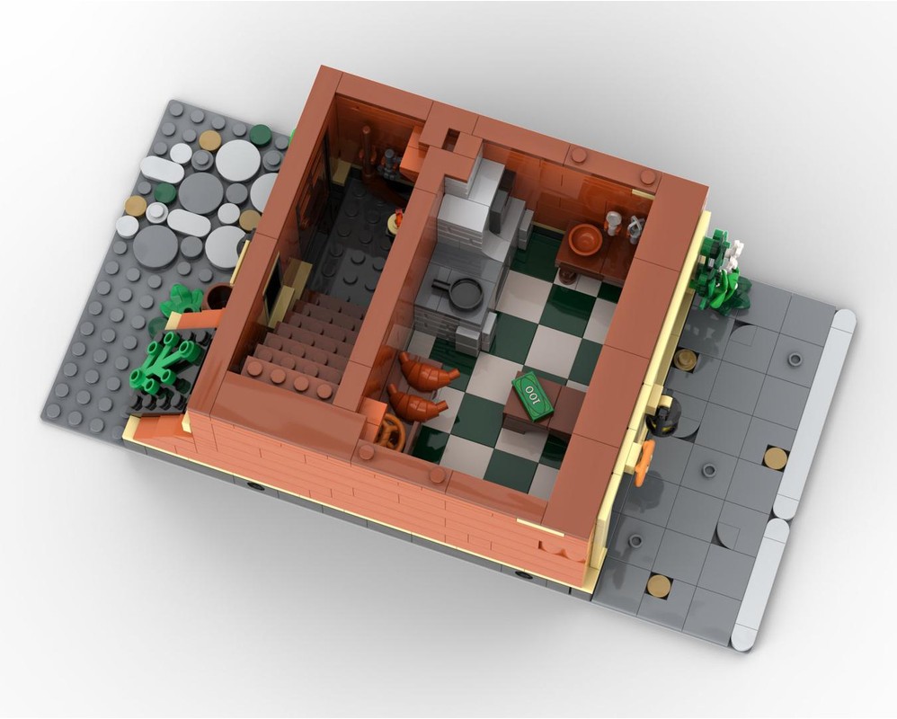 LEGO MOC Old Town Bakery by hostasbuilds | Rebrickable - Build with LEGO