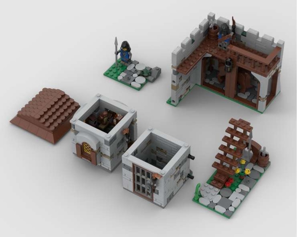 LEGO MOC PRISON TOWER by SONNIK | Rebrickable - Build with LEGO