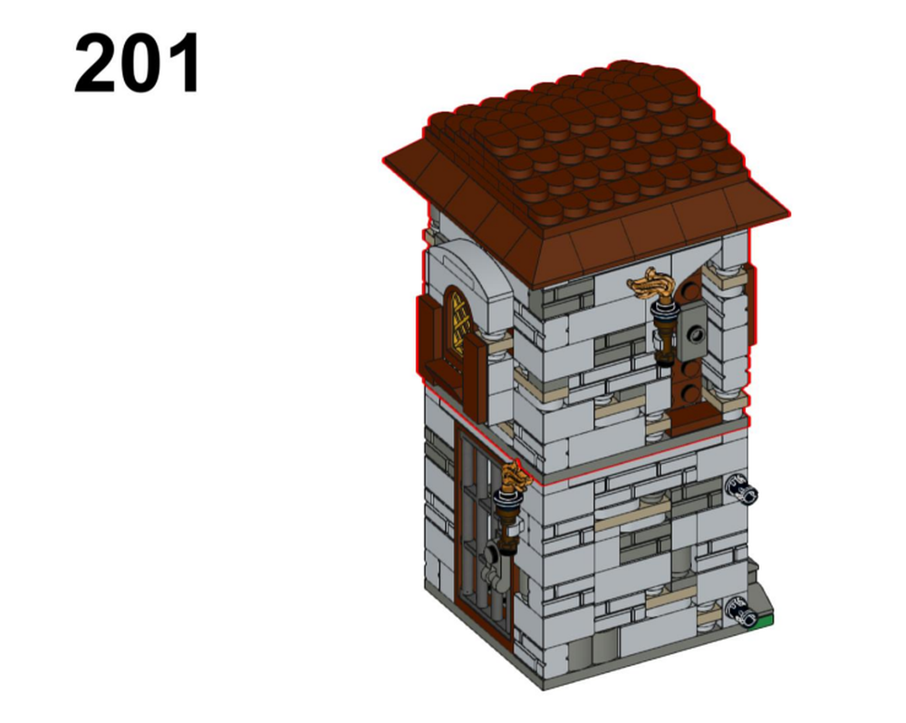 LEGO MOC PRISON TOWER by SONNIK | Rebrickable - Build with LEGO