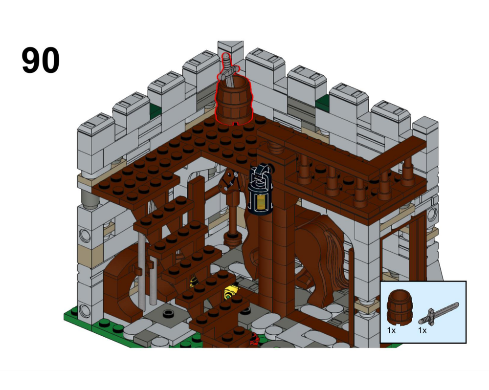 LEGO MOC PRISON TOWER by SONNIK | Rebrickable - Build with LEGO
