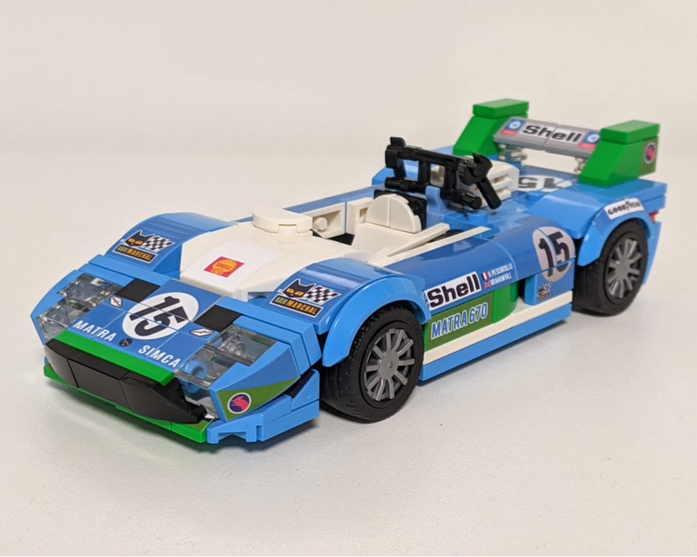 LEGO MOC-207885 Matra Simca MS670 #15 1972 Le Mans Winner by GCh ...