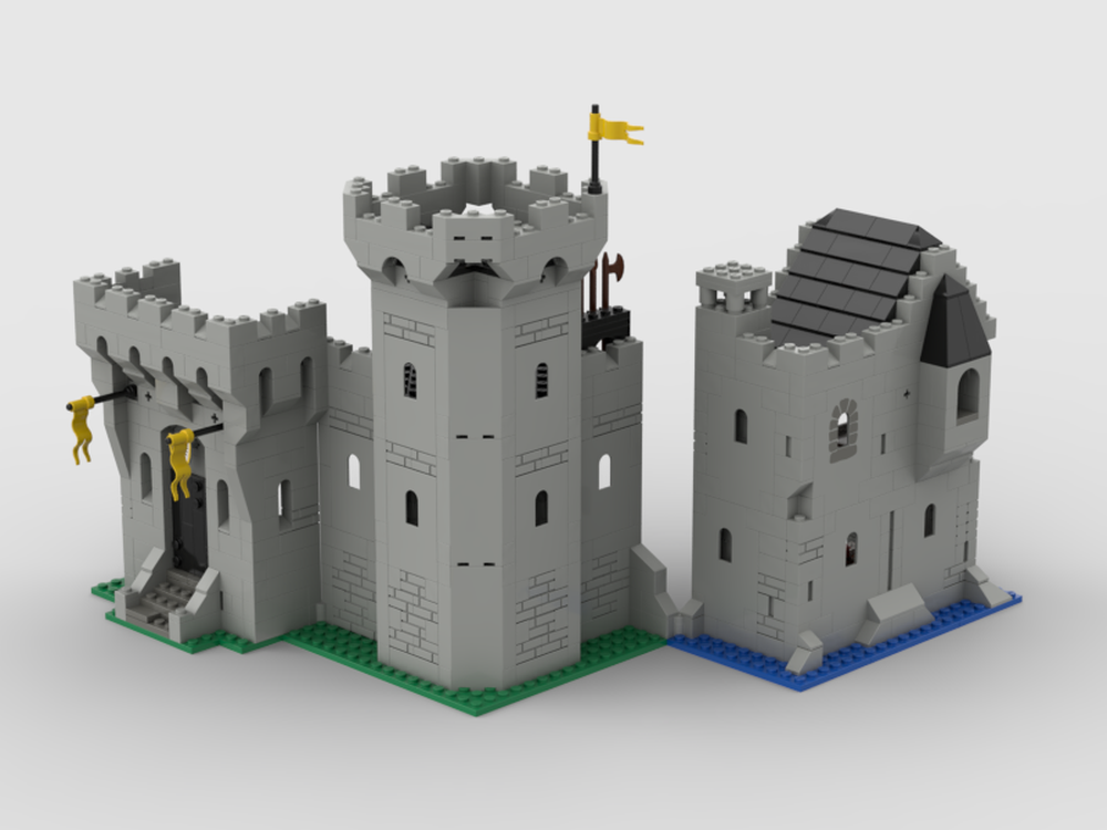 LEGO MOC Classic Black Falcon Castle by carnby2000 | Rebrickable ...