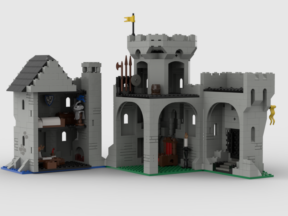 LEGO MOC Classic Black Falcon Castle by carnby2000 | Rebrickable ...