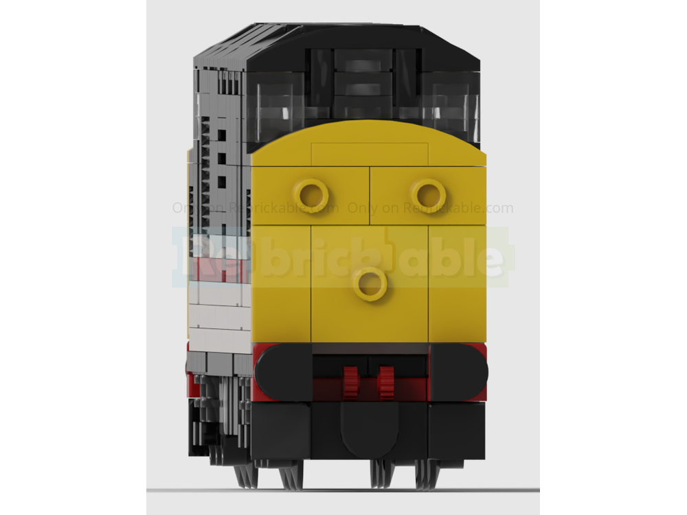 LEGO MOC-207902 4-Wide BR Class 37 Diesel Locomotive Train in Intercity ...