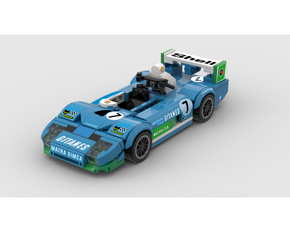 LEGO MOC Matra Simca MS670C #7 1974 Le Mans Winner by GCh | Rebrickable ...