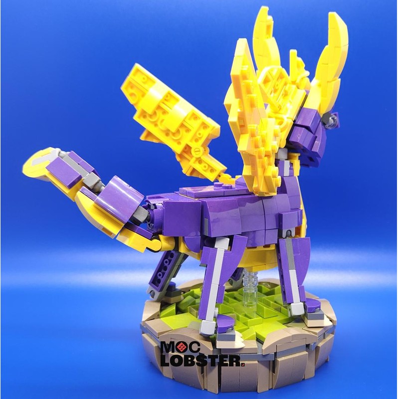 LEGO MOC Spyro the Dragon by Moc_Lobster | Rebrickable - Build with LEGO
