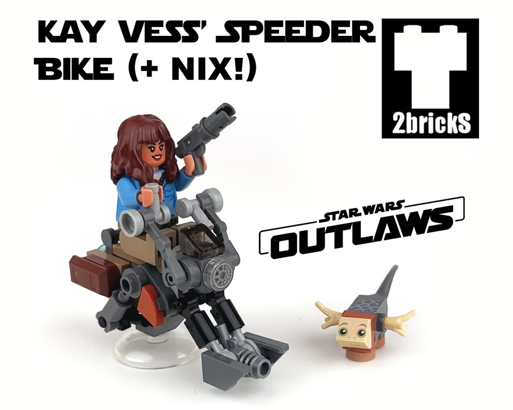 LEGO MOC Kay Vess' Speeder Bike and Nix by 2bricksofficial ...