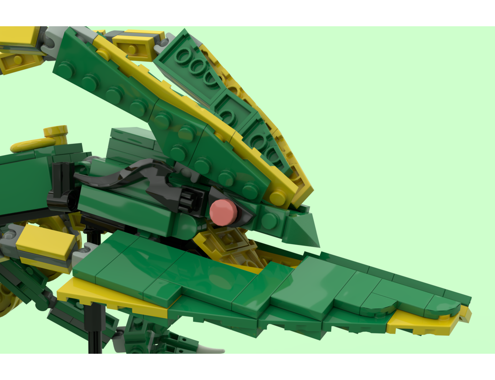 Lego Moc Mega Rayquaza Pokemon By Green73 Rebrickable Build With Lego