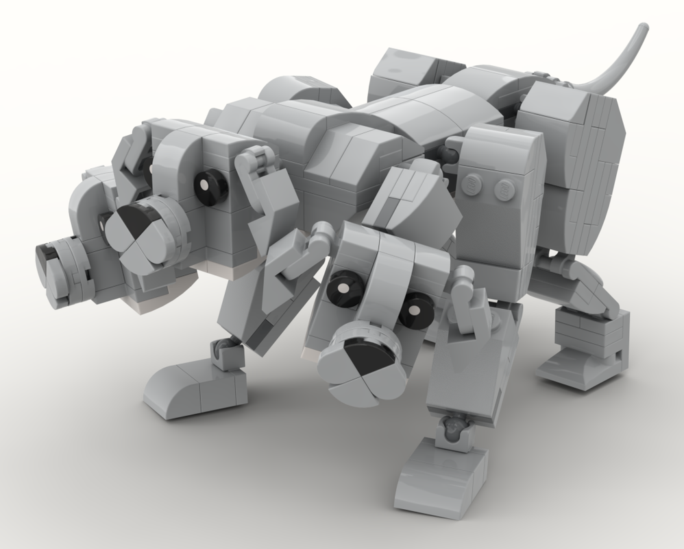 LEGO MOC Three-headed Dog by bketnick | Rebrickable - Build with LEGO
