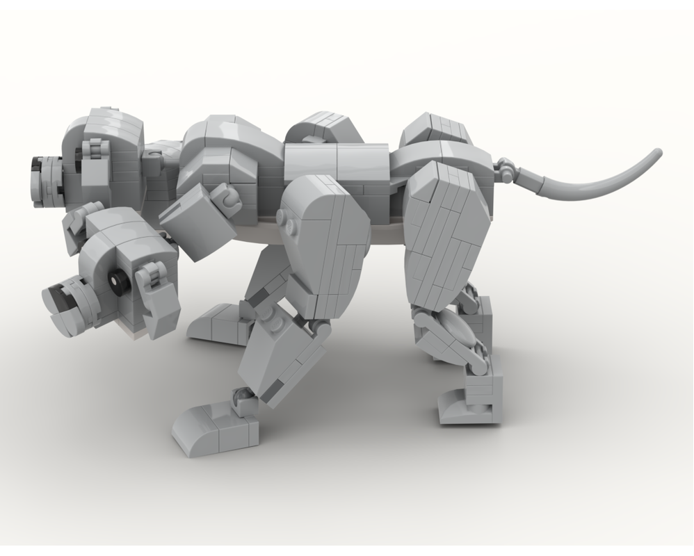 LEGO MOC Three-headed Dog by bketnick | Rebrickable - Build with LEGO