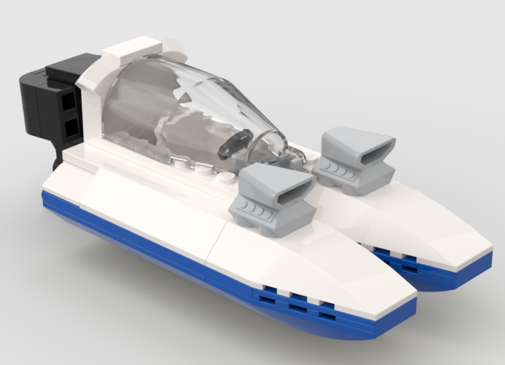 LEGO MOC Speed Boat Model 2 by MB MocWorks | Rebrickable - Build with LEGO