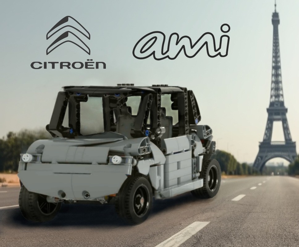 LEGO MOC 42173 Citroen Ami by EduViPe | Rebrickable - Build with LEGO