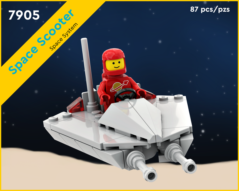 LEGO MOC Space Scooter by Tubi_Rock_V | Rebrickable - Build with LEGO