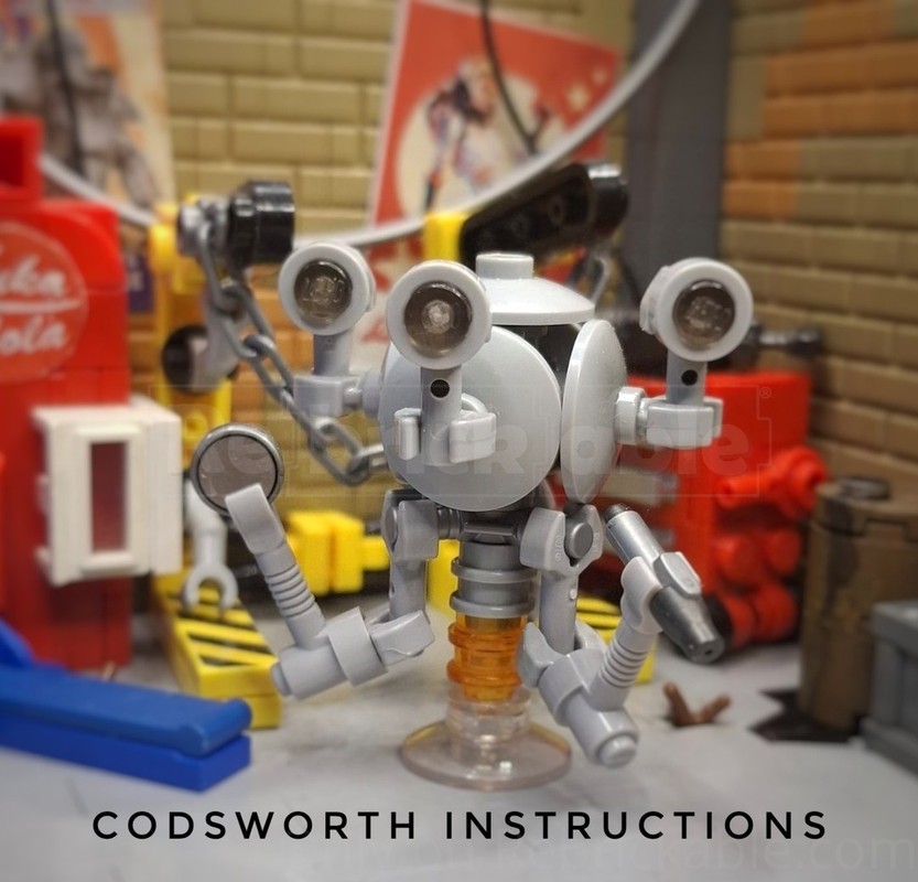 LEGO MOC Fallout Codsworth by bricktingsmon | Rebrickable - Build with LEGO