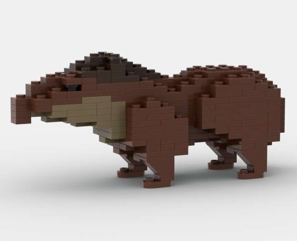 LEGO MOC-207949 Lowland Tapir by Wildbrickcreations | Rebrickable ...