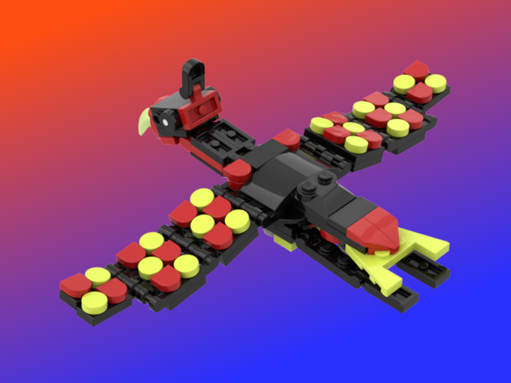 Lego Moc 31159 Fantasy Bird By Pocmoc Rebrickable Build With Lego
