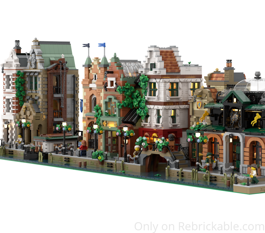 LEGO MOC Canal Modular Collection by rebelnili | Rebrickable - Build ...