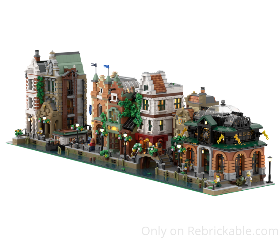 LEGO MOC Canal Modular Collection by rebelnili | Rebrickable - Build ...