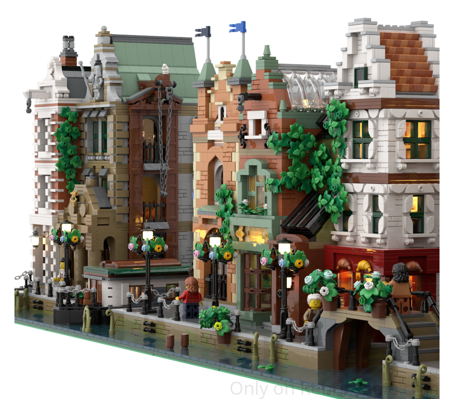 LEGO MOC Canal Modular Collection by rebelnili | Rebrickable - Build ...
