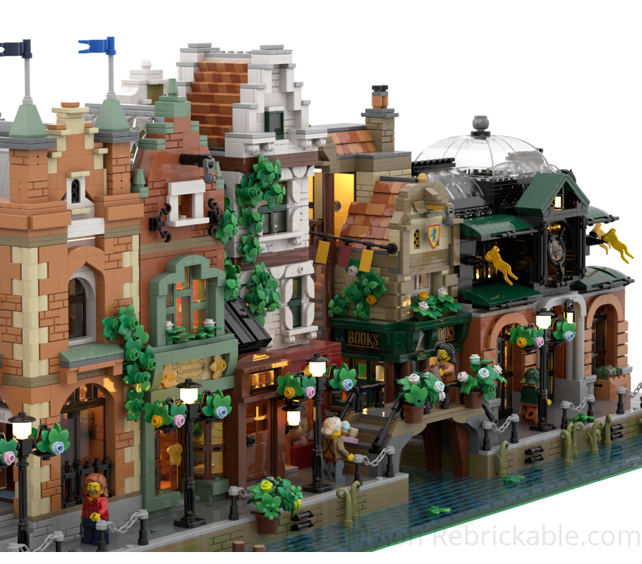 LEGO MOC Canal Modular Collection by rebelnili | Rebrickable - Build ...