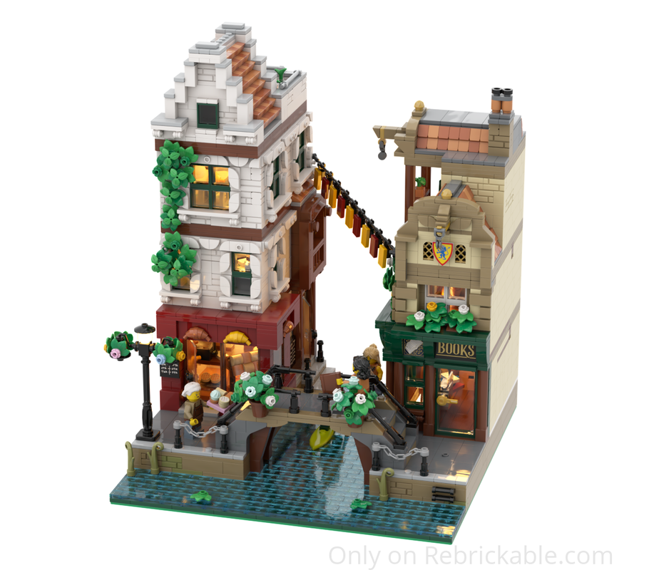 LEGO MOC Canal Modular Collection by rebelnili | Rebrickable - Build ...