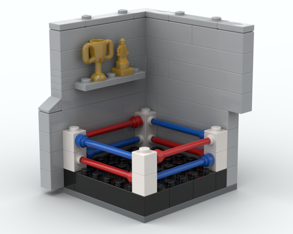 LEGO MOC Boxing Ring Habitat by KIrene | Rebrickable - Build with LEGO