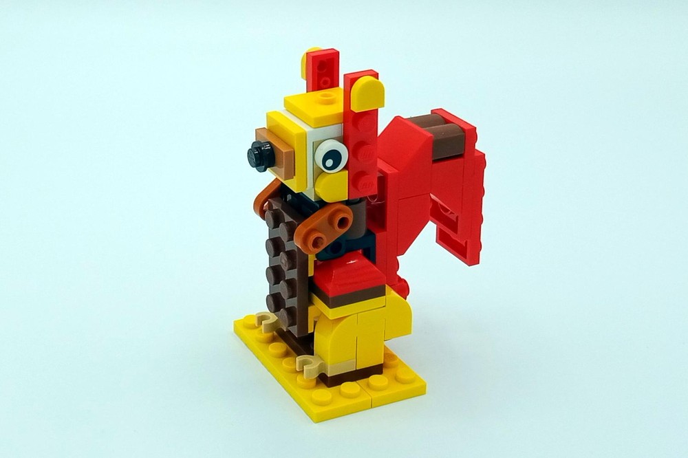 LEGO MOC 30670 Squirrel by Nequmodiva | Rebrickable - Build with LEGO