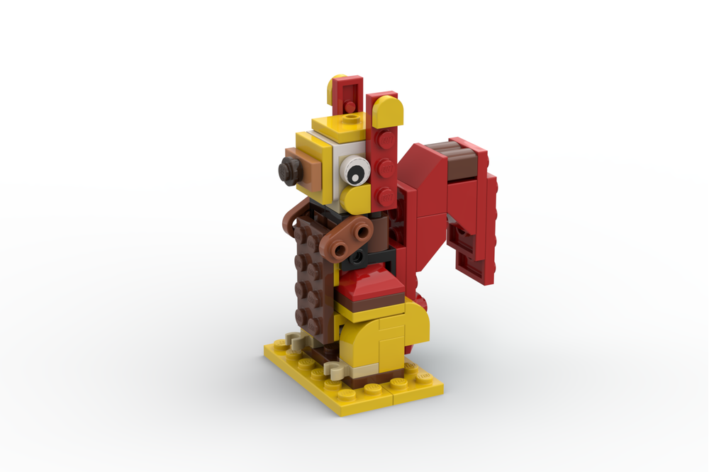 LEGO MOC 30670 Squirrel by Nequmodiva | Rebrickable - Build with LEGO
