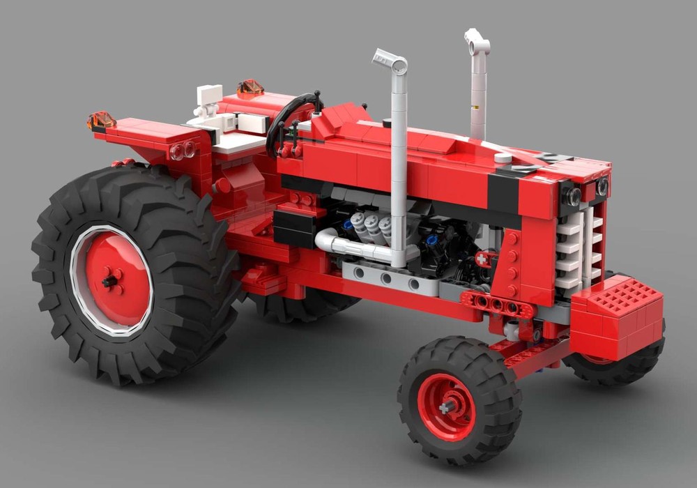 LEGO MOC International Harvester 1066 : Black Stripe - V8 Repowered ...