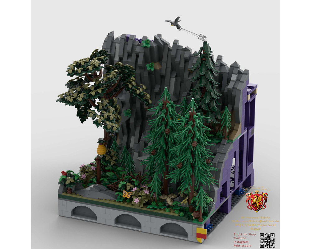 Lego Moc D1 Castle Hohengeroldseck Landscape Castle Part 1 By Sir